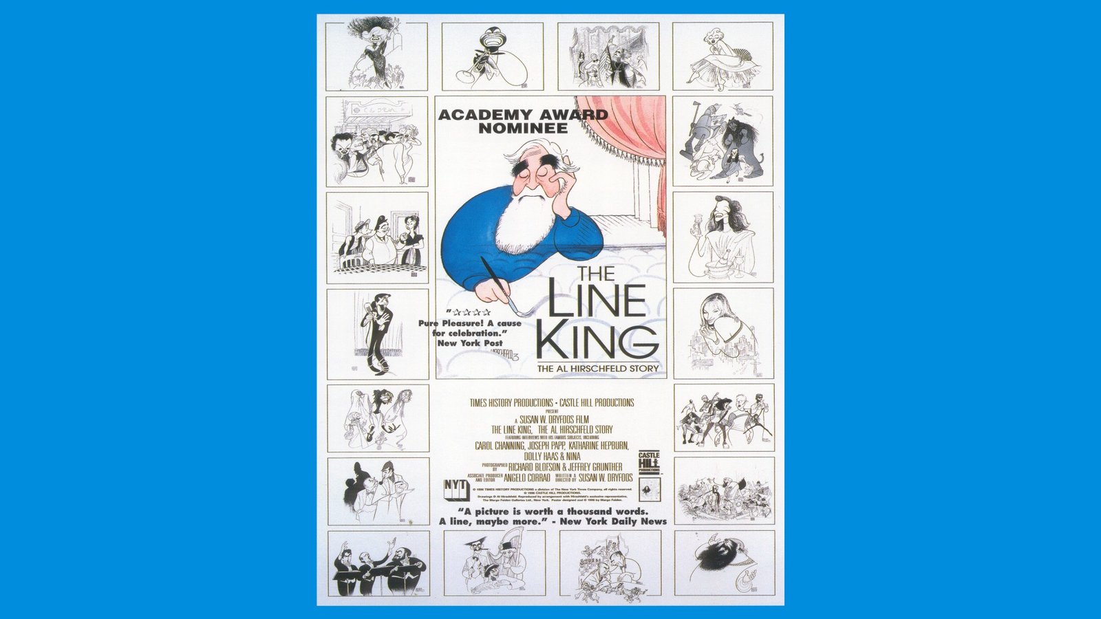 The Line King: The Al Hirschfeld Story | Kanopy